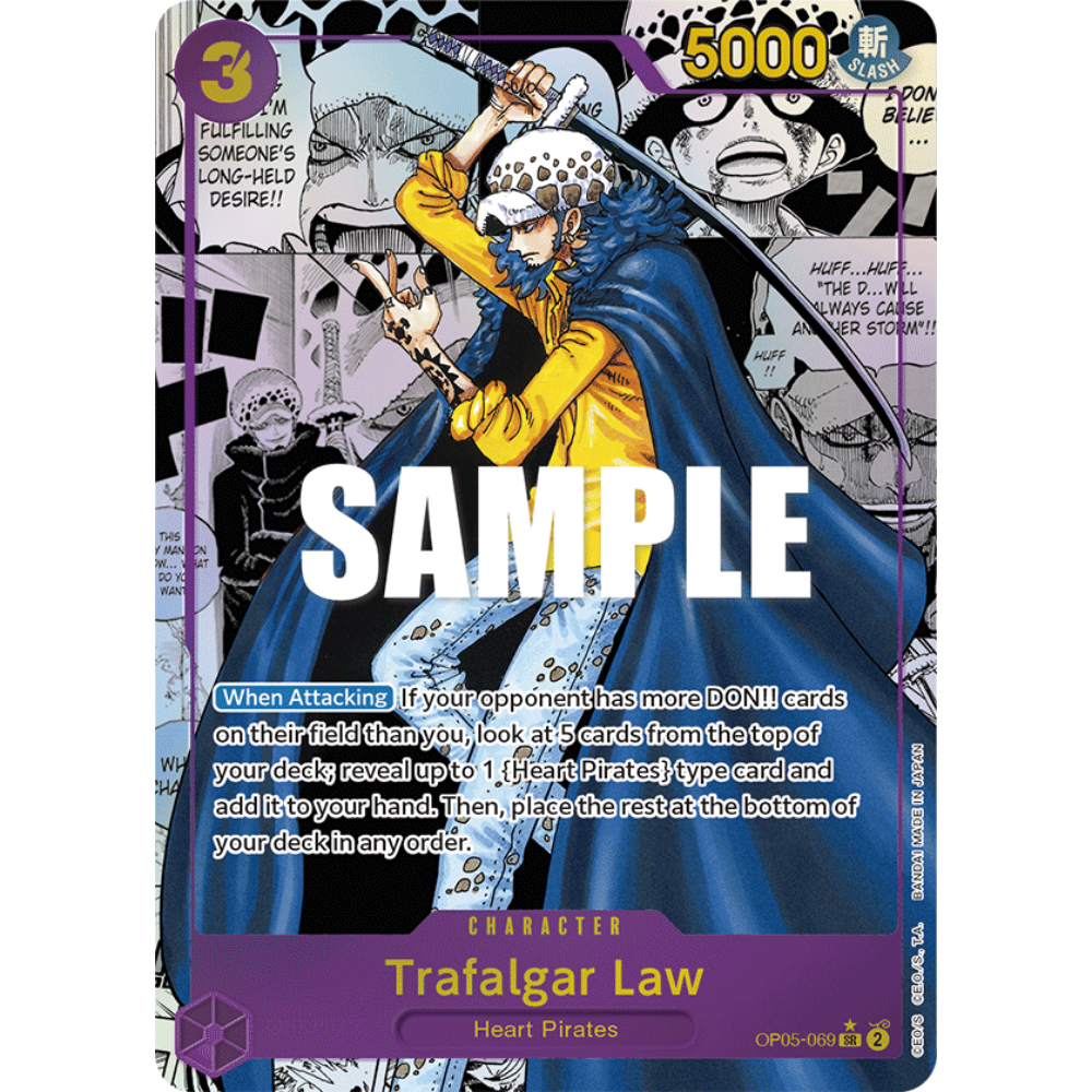 Trafalgar Law (OP05-069) | MANGA Super Rare Alt Art [ENG] – Card Piece